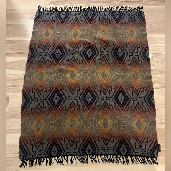 Pendleton | Bedding | Pendleton Sunset Cross Wool Throw Blanket Taupe ...